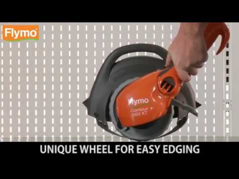 Flymo Contour 500XT grastrimmer - YouTube