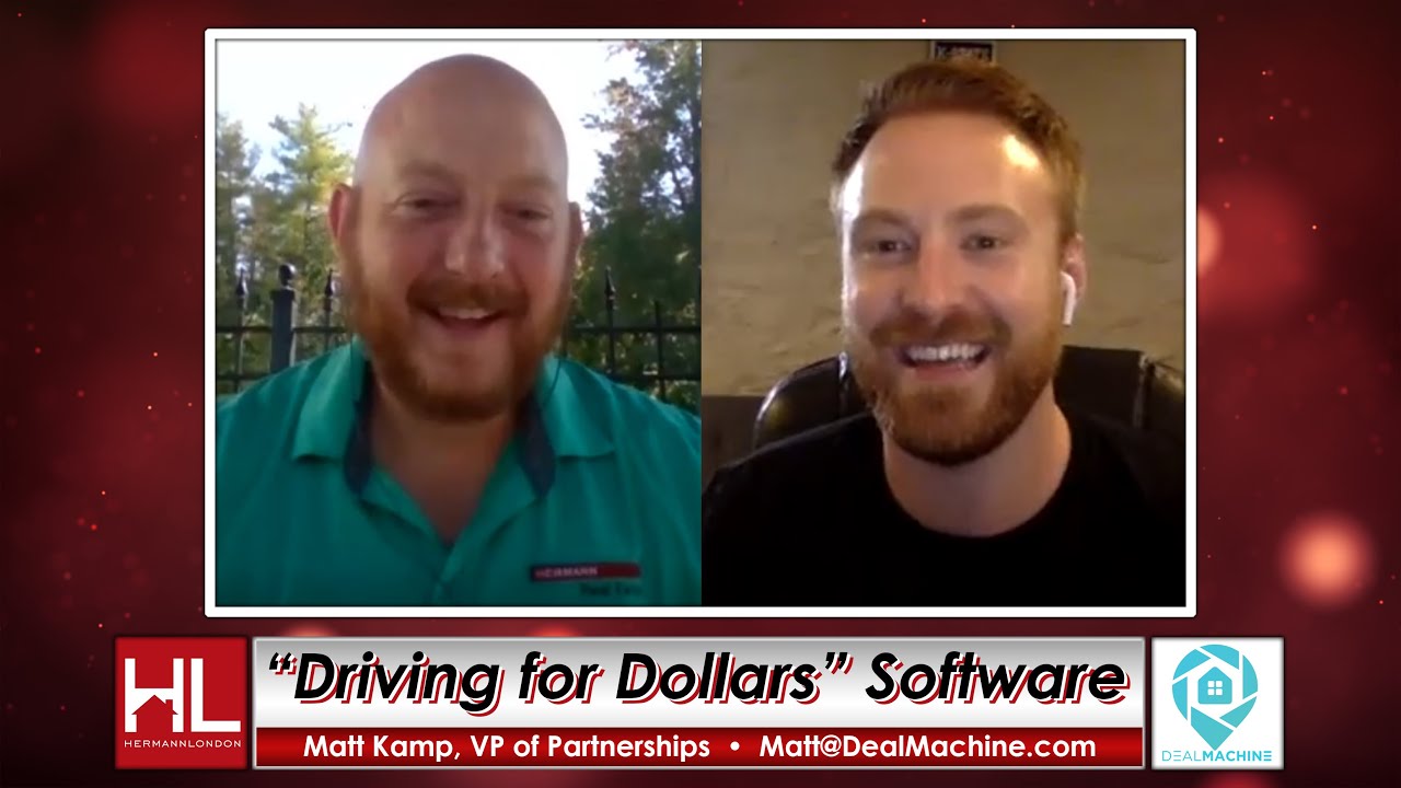Ep. 72 "Driving for Dollars" Software with Matt Kamp of DealMachine.com ...