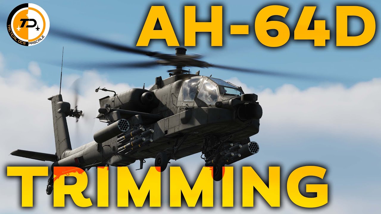 How I trim the Ah-64D | Trimming Tutorial | DCS World - YouTube