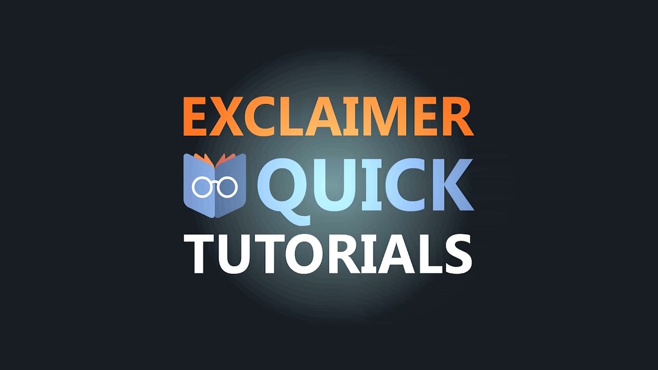 Exclaimer Cloud: Using Graphics - Add Social Media Icons - YouTube