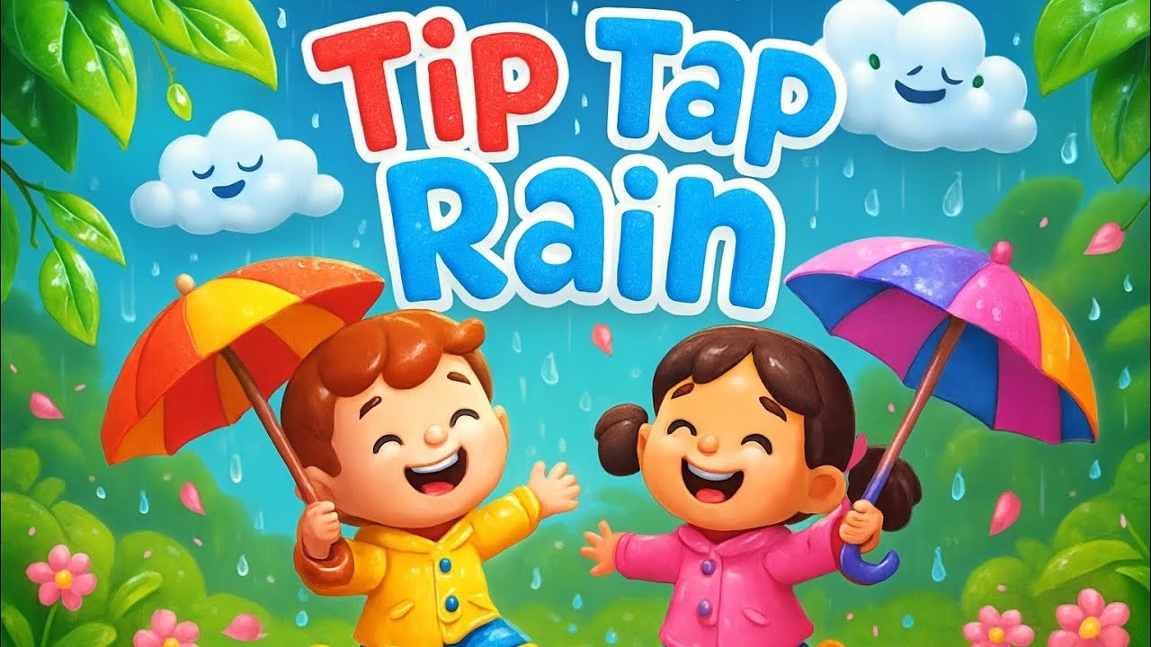 Tip tap rain song cartoon song English subtitles episode cartoon - YouTube