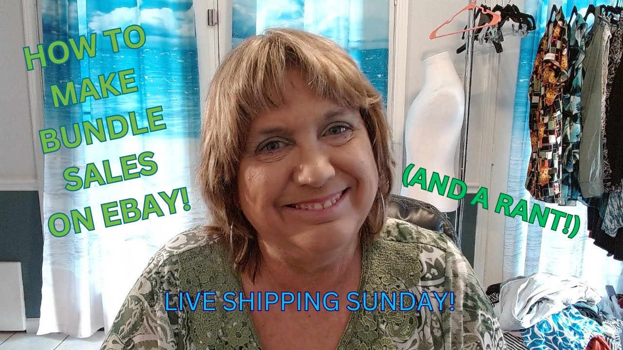 How to Make Bundle Sales on Ebay! Live Shipping Sunday! - YouTube
