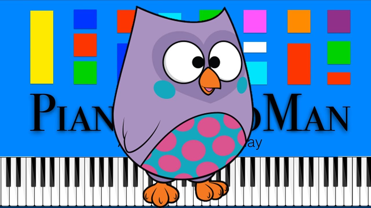 Bubu and the Little Owls Theme Song Slow EASY Medium 4K Piano Tutorial ...