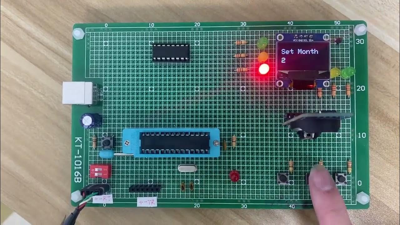 Arduino Oled Rtc Show Time And Can Set Time Youtube