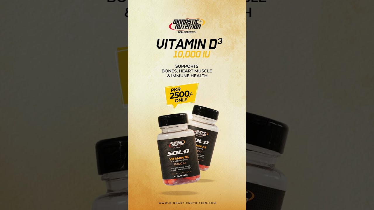 Sol-D (Vitamin D3) | Ginnastic Nutrition - YouTube