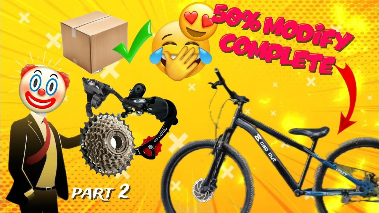 ##Modify cycle ##50% complete 🔩 hogaiahii..🚲 - YouTube