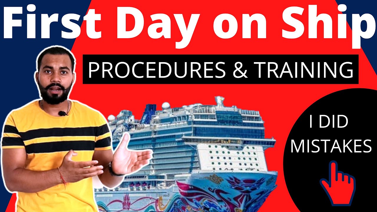 First Working day on a Cruise Ship | Step by Step Details - YouTube