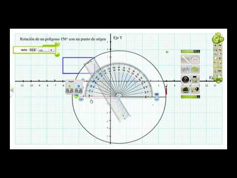 Rotación en el plano cartesiano - YouTube