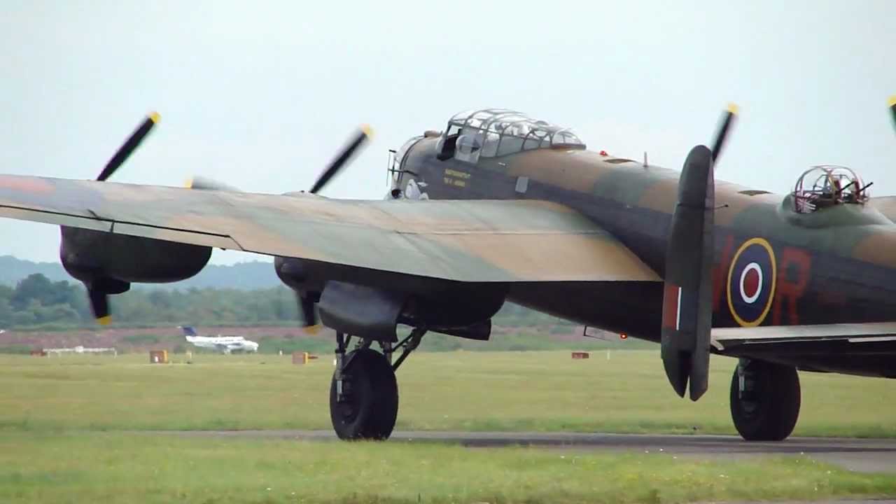 RAF Lancaster bomber close-up [HD] - YouTube