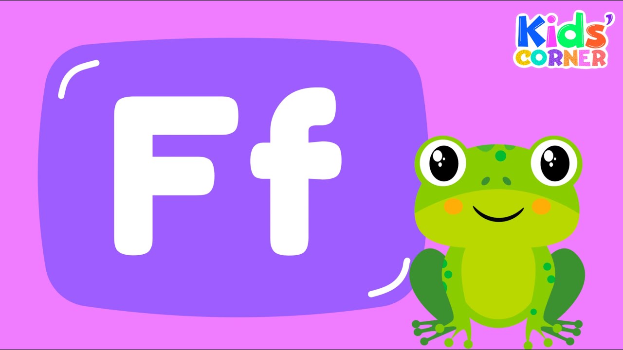 Letter F | Words that Start with F | ABC Learning | Kids Vocabulary ...