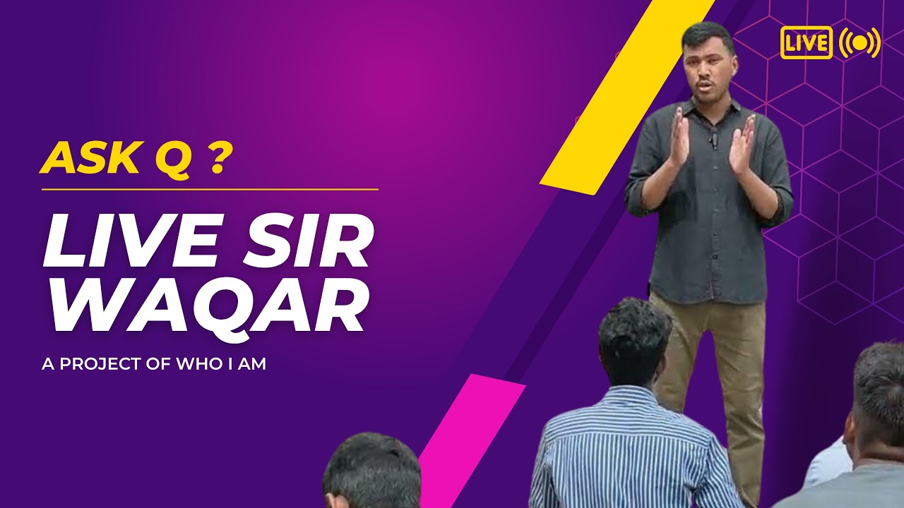Sir Waqar Waheed is live! - YouTube