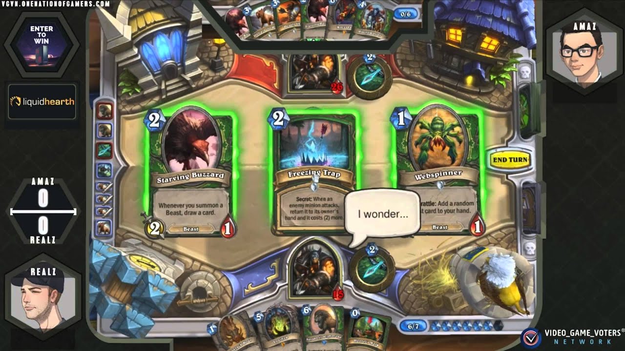 Hearthstone : VGVN Naxxramas Tournament Grand Finals - Amaz vs Realz ...