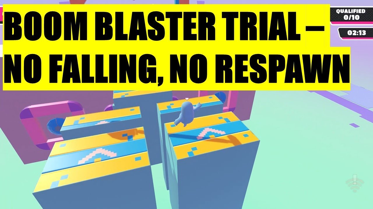 BOOM BLASTER TRIAL No Fall, No Respawn - Fall Guys Gameplay 60fps - YouTube