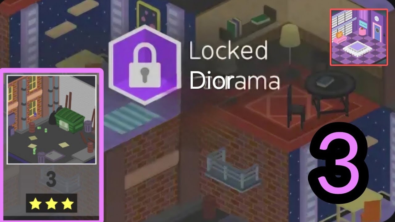 Locked Diorama Walkthrough Level 3 Basic Pack - YouTube