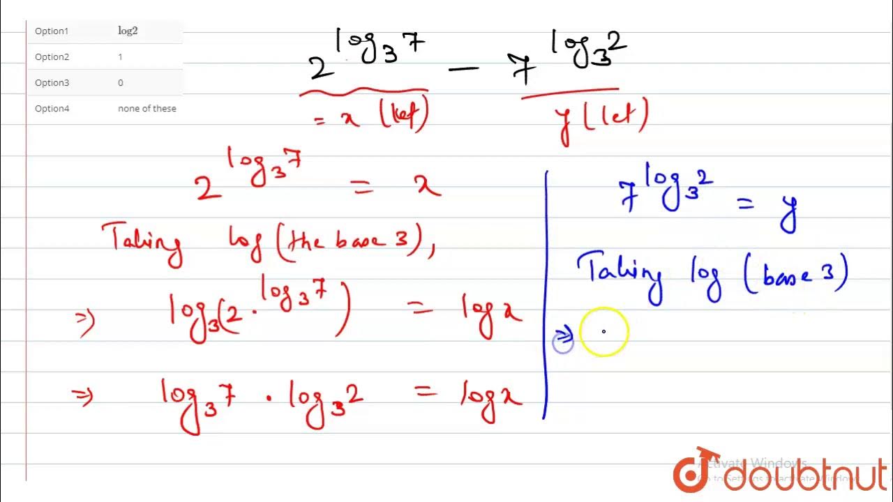 the-value-of-2-log-3-7-7-log-3-2-is-youtube