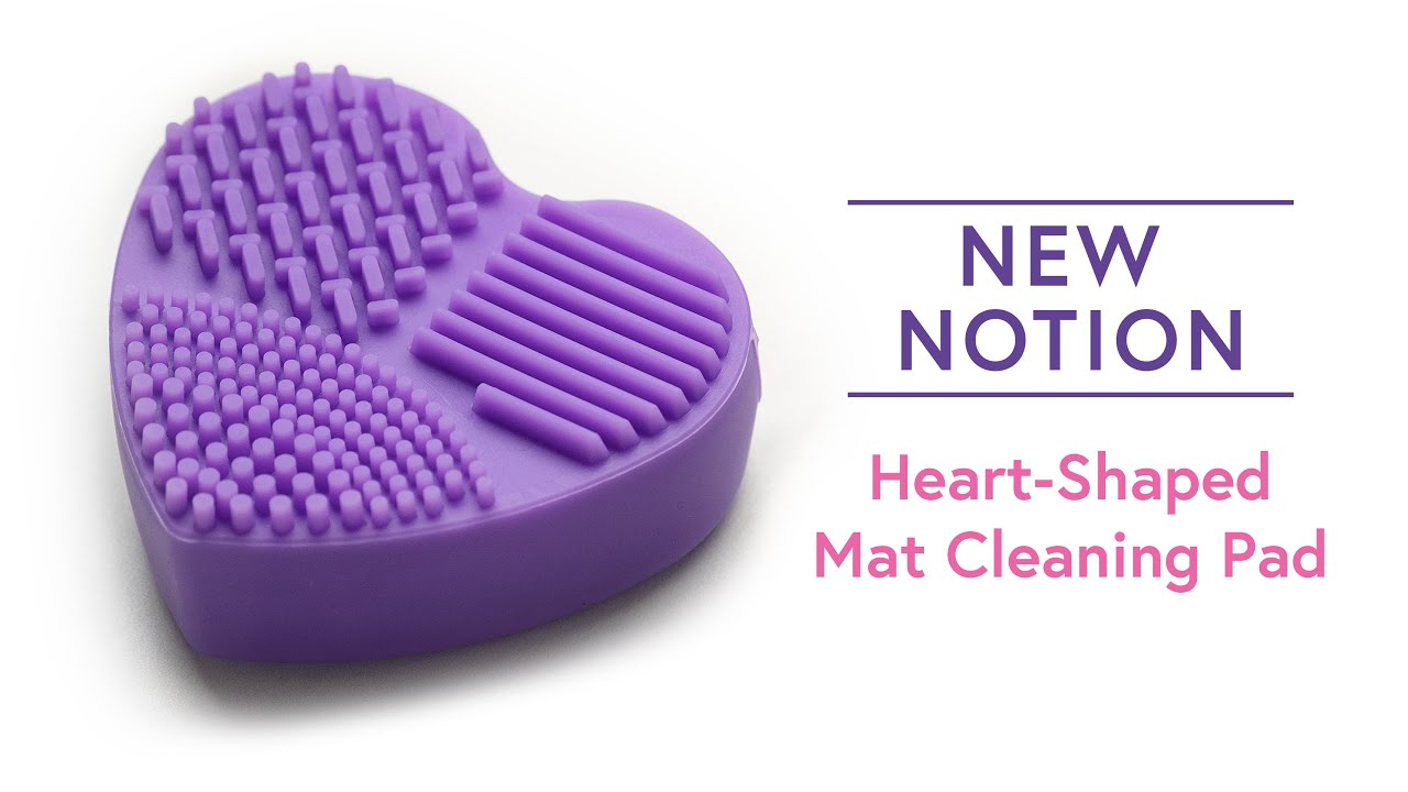 Heart-Shaped Mat Cleaning Pad by The Gypsy Quilter | Shabby Fabrics ...