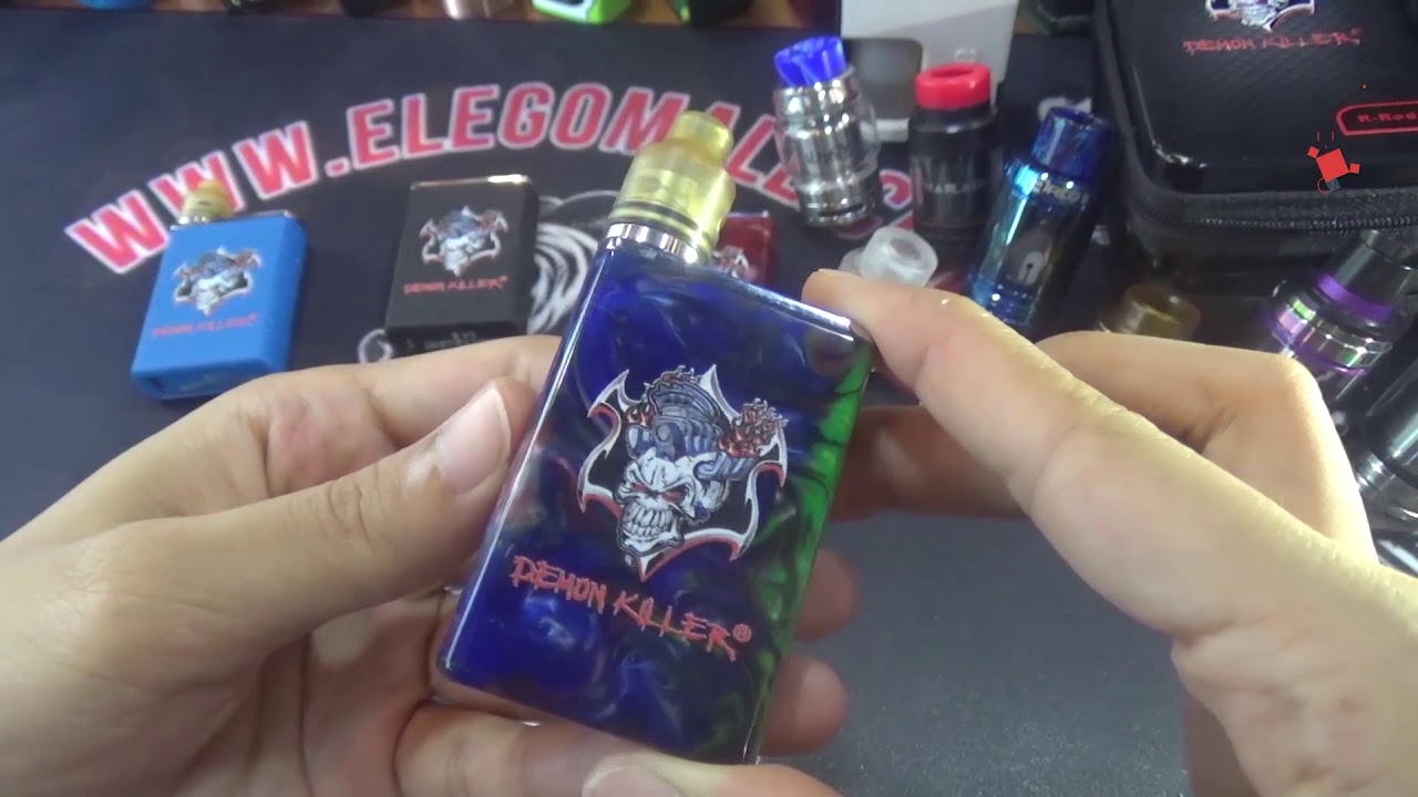 Demon Killer Tiny Kit with Ting RDA | The smallest vape kit ever ...