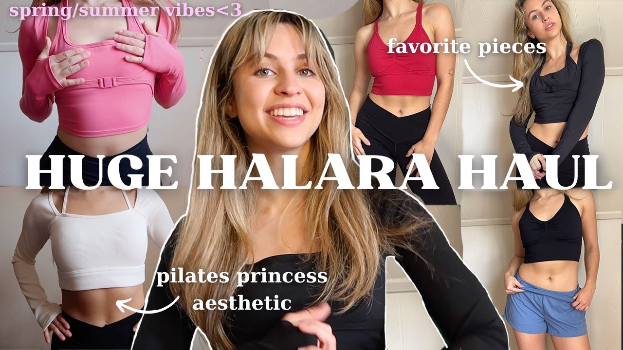HUGE ACTIVEWEAR HAUL🛍 (halara outfits, pilates aesthetic & first ...