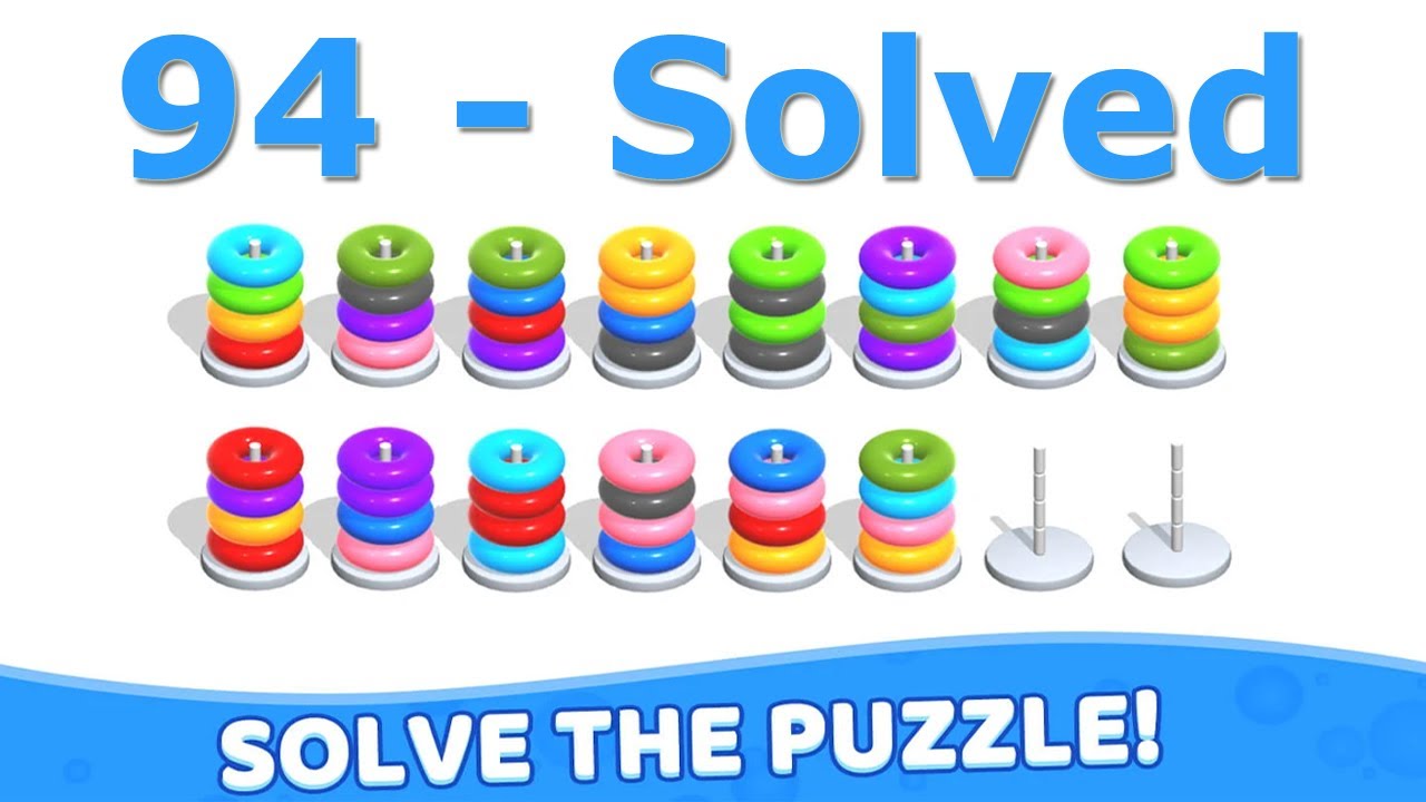 Color Hoop Stack - Level 94 - YouTube