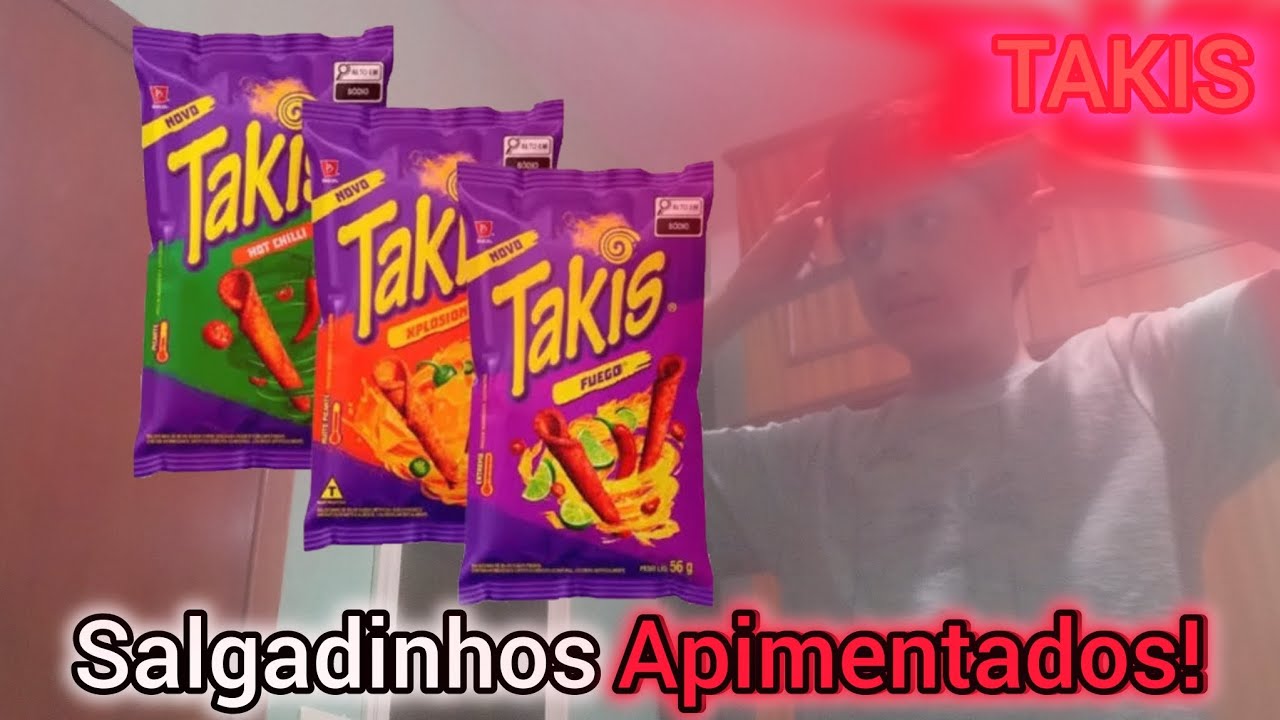 Esperimentando os 3 sabores de TAKIS!! O salgadinho mais apimentado do ...