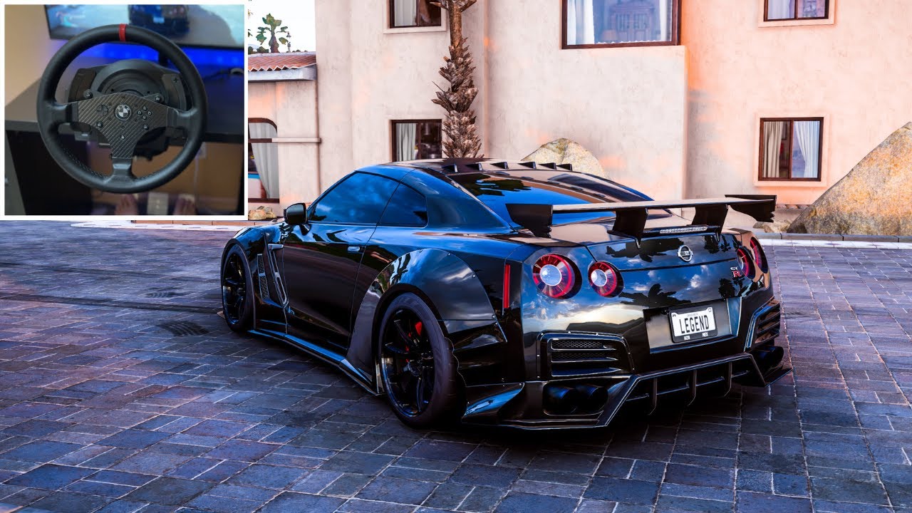 1000HP Nissan GTR R35 NISMO | Forza Horizon 5 | Steering Wheel Gameplay ...