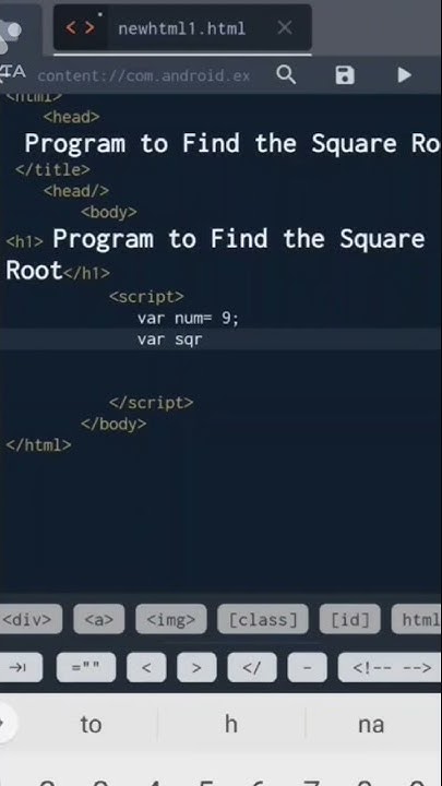 Example-4 Find Square of Given Number #javascript - YouTube