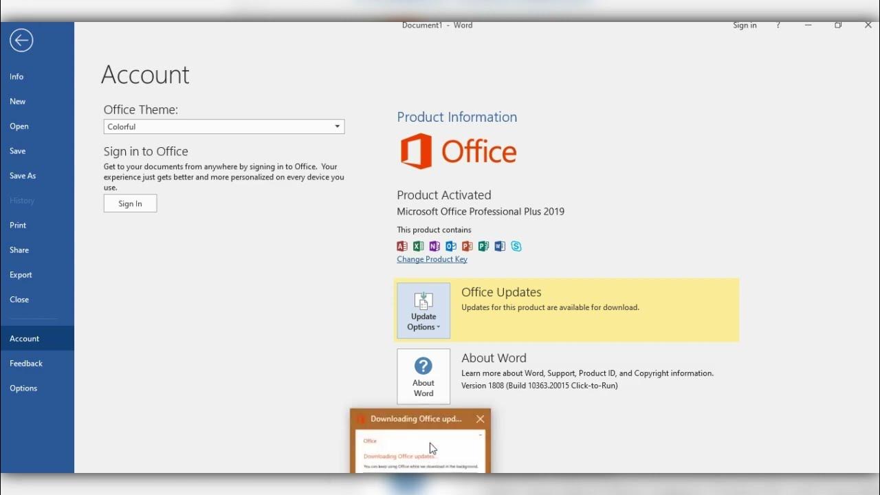 How to Update Microsoft Office Word PowerPoint, excel,माइक्रोसॉफ्ट ...