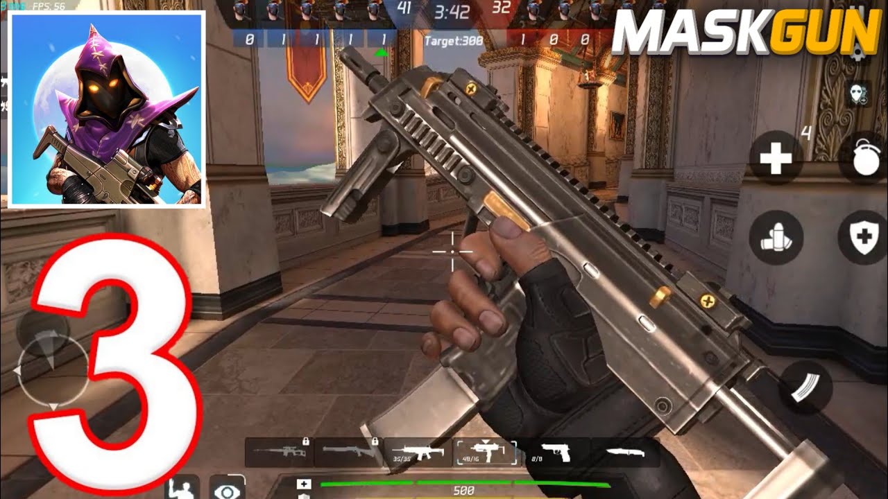 MaskGun Fps - Gameplay Walkthrough Part 3 - Tutorial (Android,IOS ...