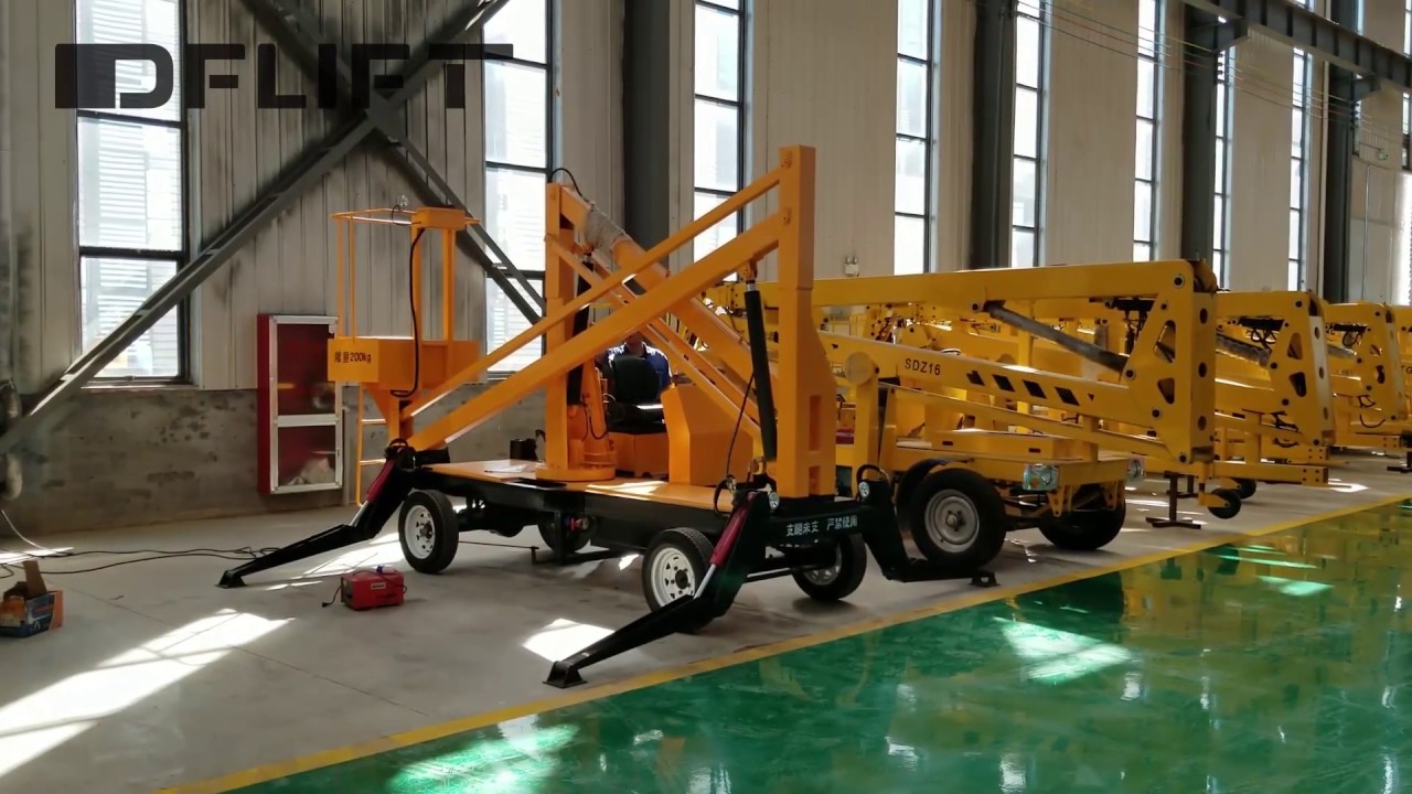 DFLIFT - Drivable boom lift - YouTube
