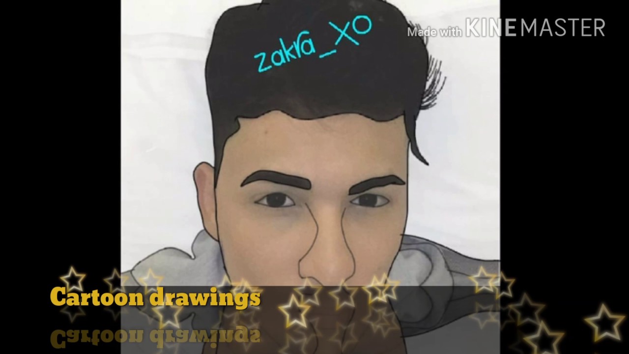 MY ZACK KNIGHT CARTOON DRAWING'S!! (GRAPHIC DESIGN) - YouTube