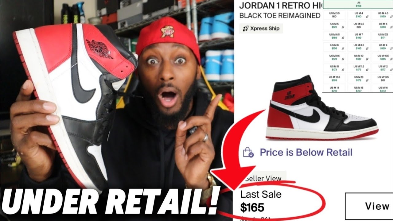 NIKE MESSED UP! Buy the Jordan 1 Black Toe Reimagined NOW for Under ...