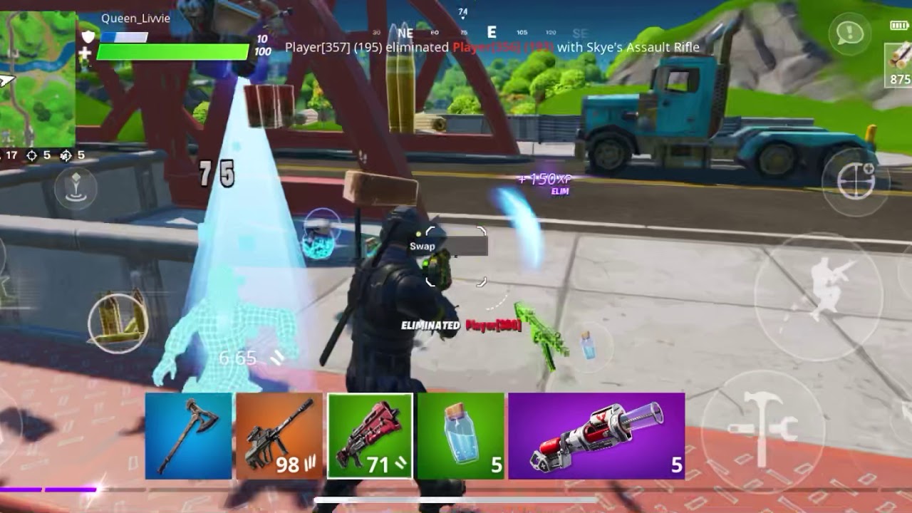 Victory Royal 10 more kills mobile game play - YouTube