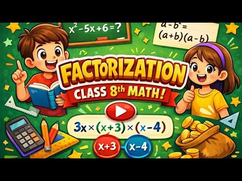 Factorization| Class 8 Maths | NCERT Solutions| Exercise 12.1|Q1 vii,viii|Arihantam Academy ...