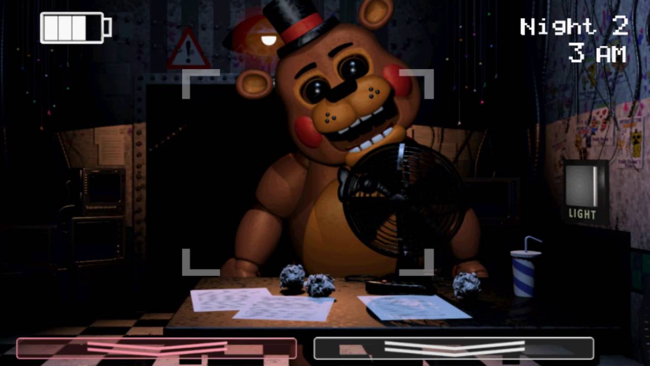 Let's play Five Nights at Freddy's 2 part 5/TOY FREDDY CAME IN THE ROOM ...