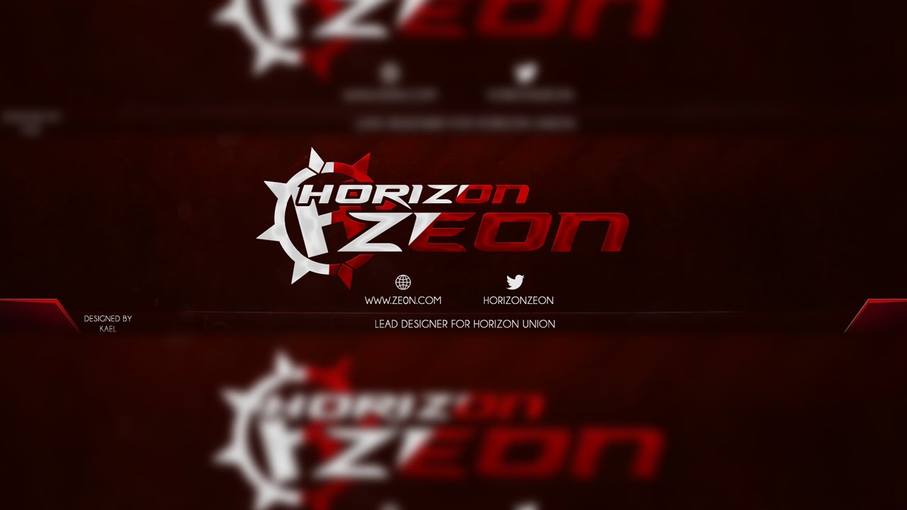 SpeedArt- Horizon Zeon Banner - YouTube