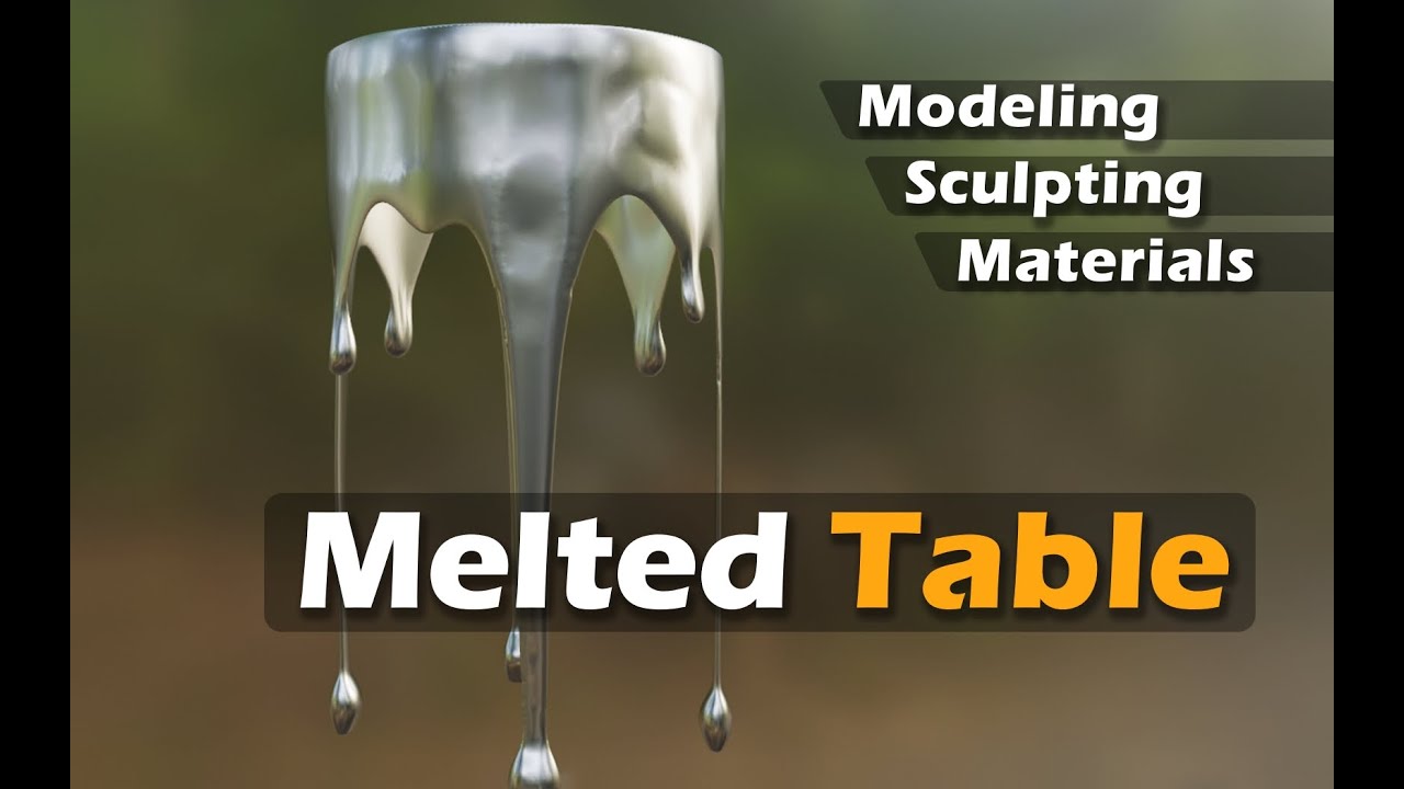Melting the Table with Modeling Sculpting - YouTube