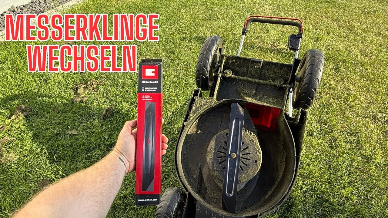 Einhell Rasentrimmer Messer Wechseln