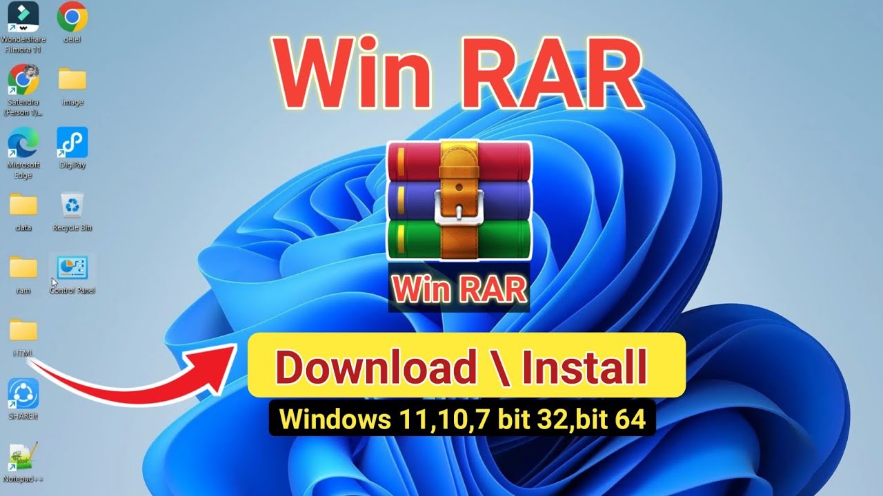 Winrar download for pc install | how to install winrar on windows ...