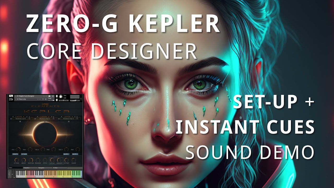 ZERO-G Kepler - Core Designer Set-up and Instant Cues Sound Demo - YouTube