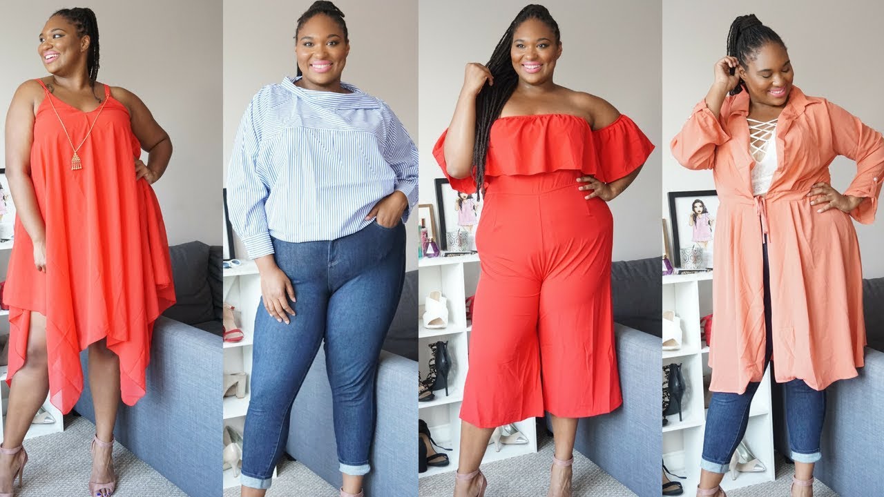 RAINBOW PLUS SIZE Try On & Haul| Plus Size Fashion| Everything UNDER ...