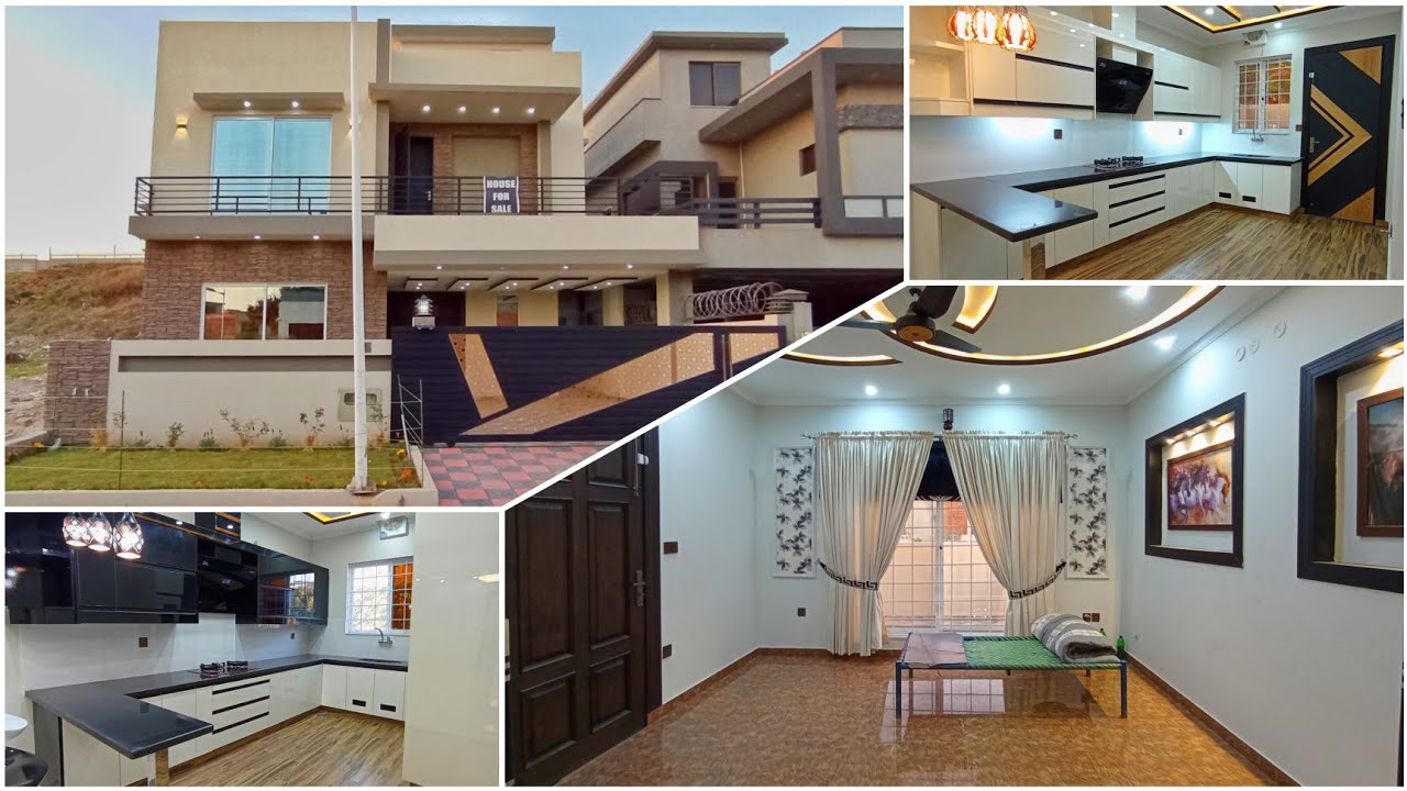 10 Marla Modern Design House For Sale Near Malik Riaz Mosque Bahria ...