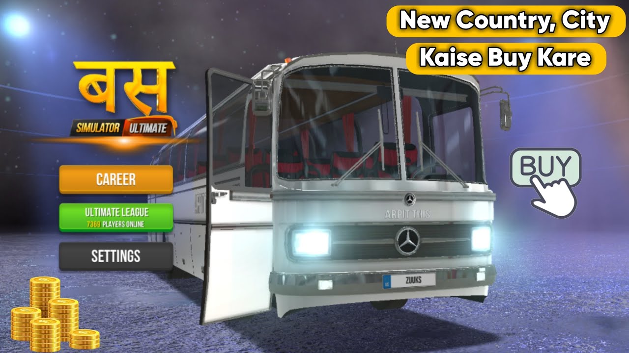 How To Buy Country & Offices Bus Simulator Ultimate India 😍 | Route ...