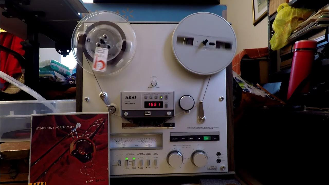 Symphony for Tommy Dorsey 4-Track Reel to reel tape AKAI GX-625 - YouTube