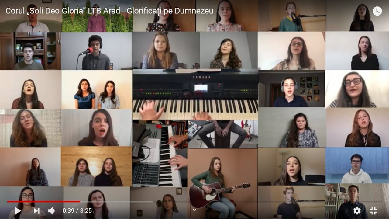 Corul „Soli Deo Gloria” LTB Arad - Glorificați pe Dumnezeu - YouTube