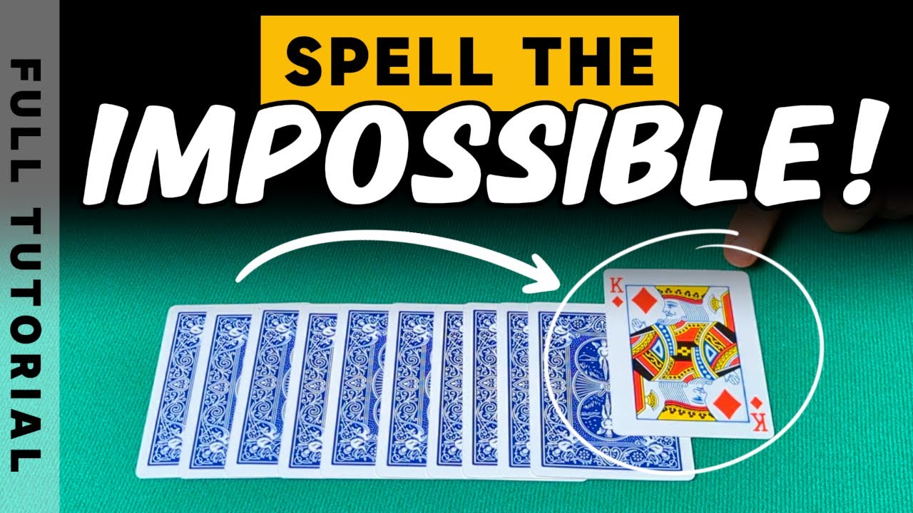 Impossible Spell: Learn This Incredible Self-working Card Trick! - YouTube
