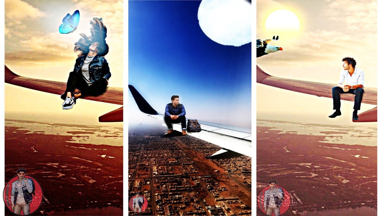 Airplane wing photo editing in picsart | wing photo editing in picsart ...