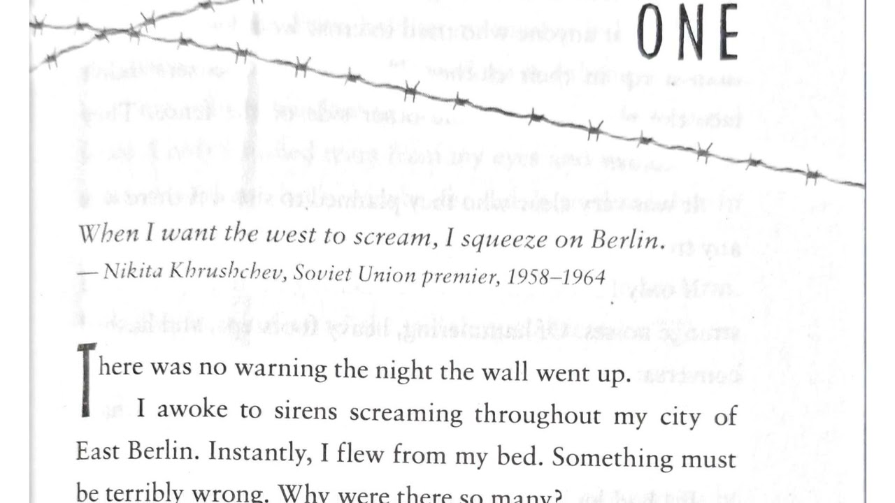 A Night Divided by Jennifer A. Nielsen - Chapter 1 (Read Aloud) - YouTube