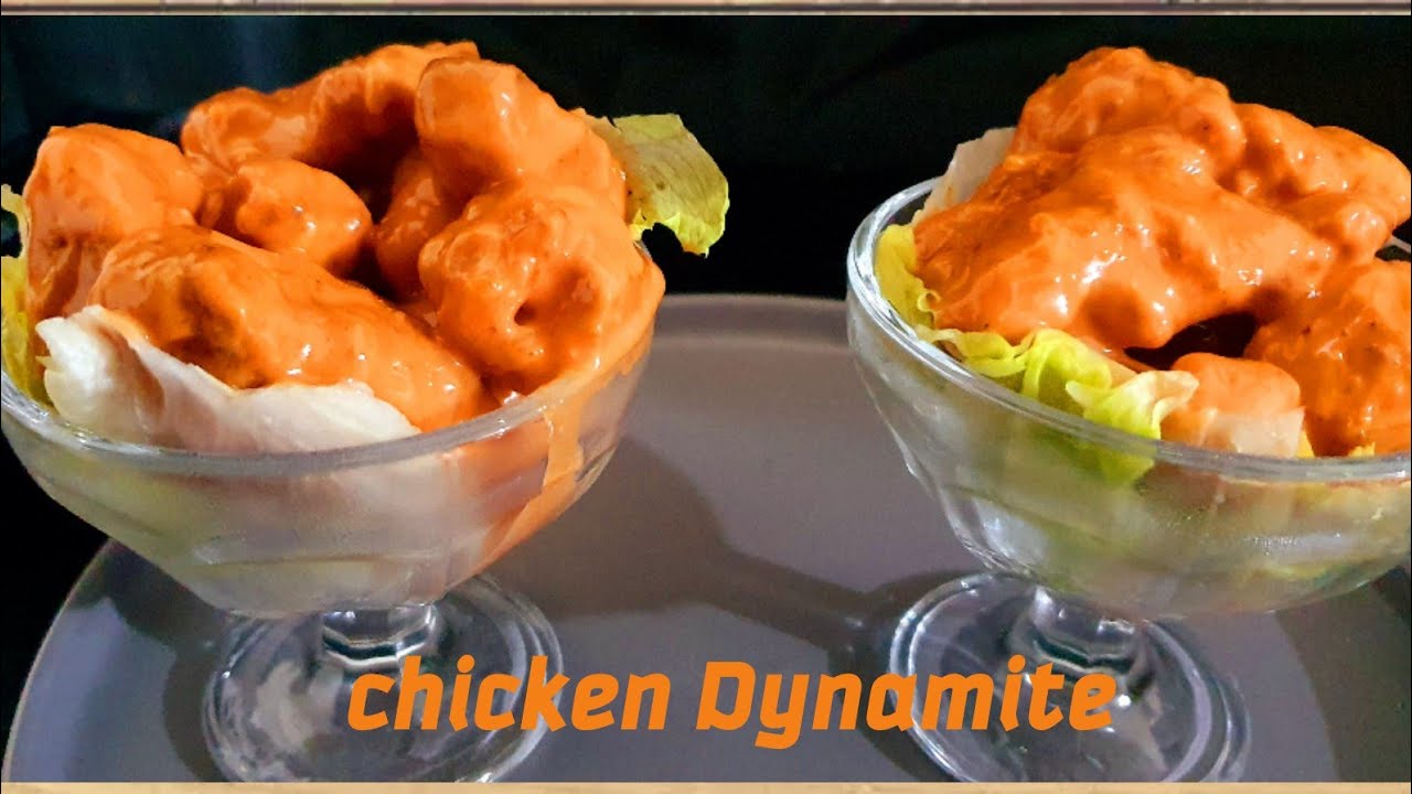 Dynamite Chicken |Chicken starter |Easy Dynamite Chicken Bites - YouTube