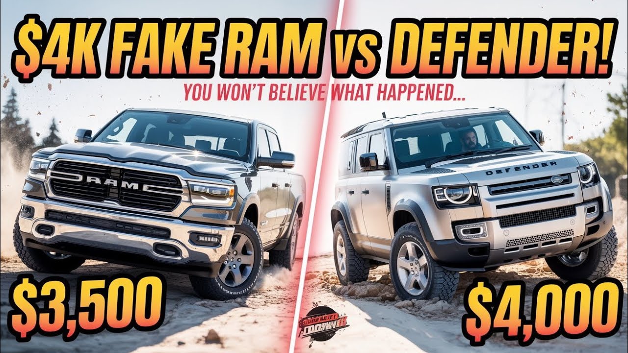 Fake Chinese Dodge RAM vs Fake Land Rover Defender – $4,000 Knockoffs ...