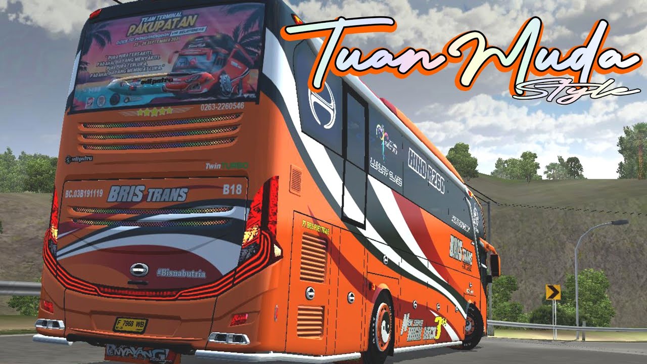 TERBARU MOD + LIVERY SPECIAL BRIS TRANS TUAN MUDA BANNER NON BANNER cvt ...